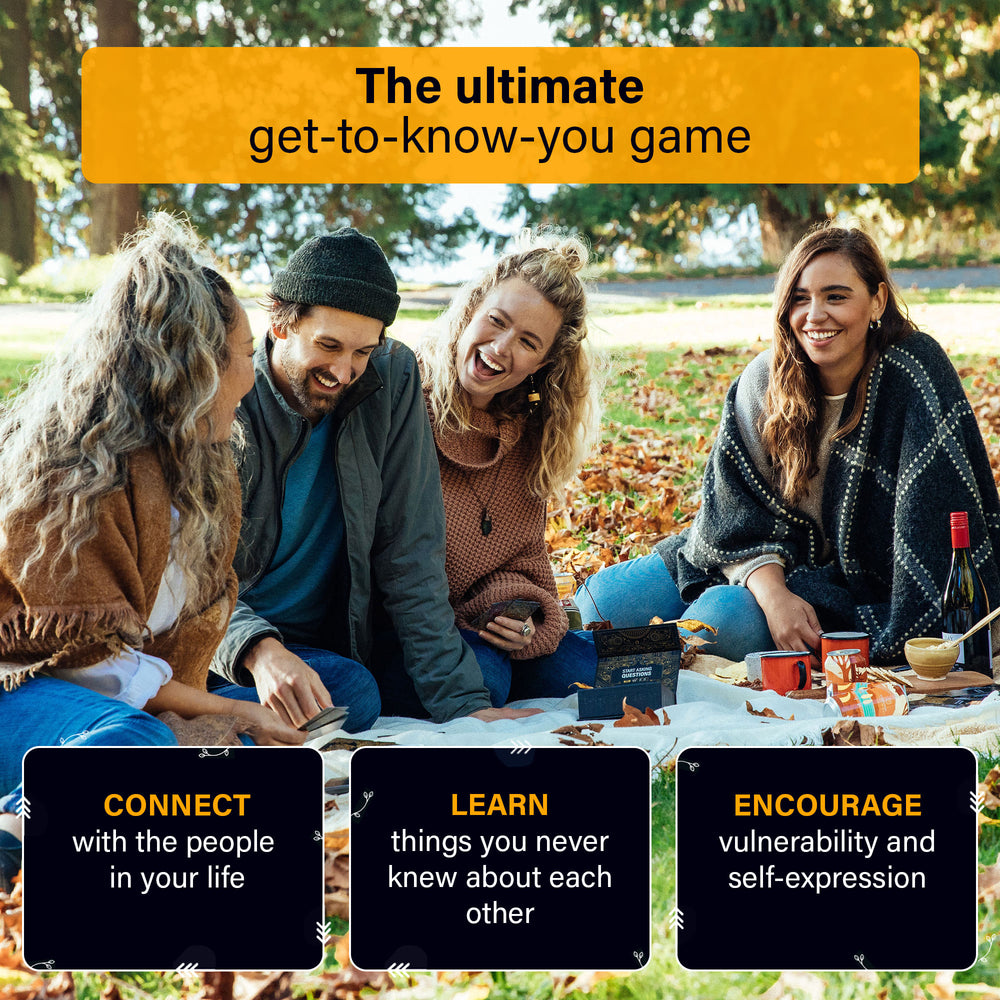 Social Card Game of Unusual Questions for Deeper Connections | FLUSTER