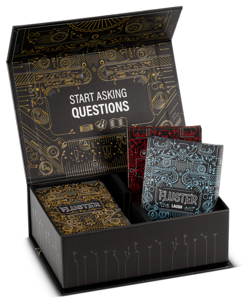 Social Card Game of Unusual Questions for Deeper Connections | FLUSTER