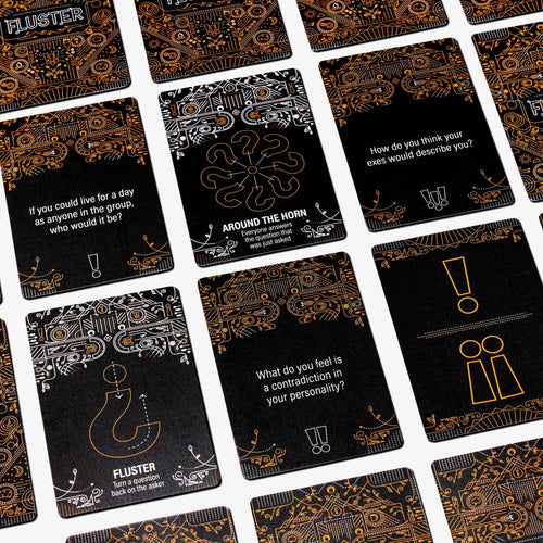 Social Card Game of Unusual Questions for Deeper Connections | FLUSTER